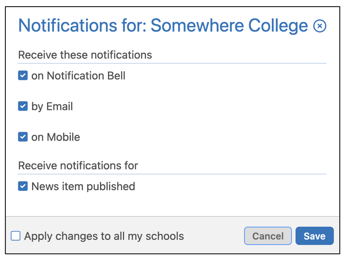 How do I change my notifications settings?